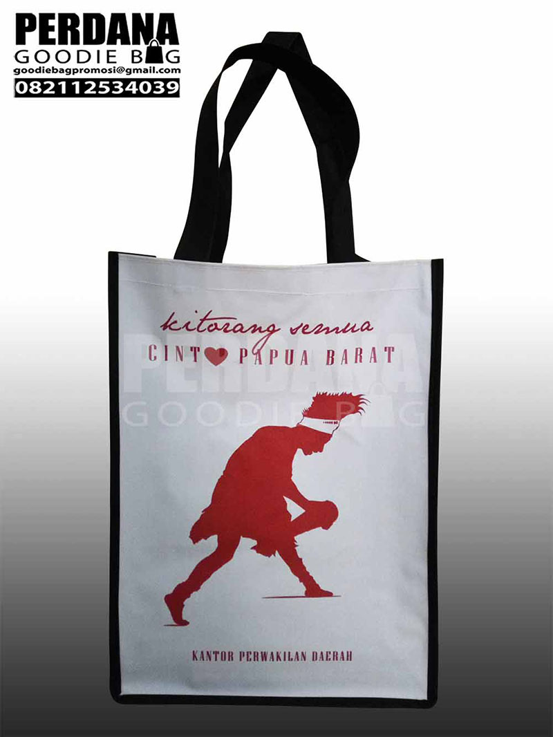 contoh tas souvenir dengan bahan D300 – Tas Kanvas – Tas blacu ...