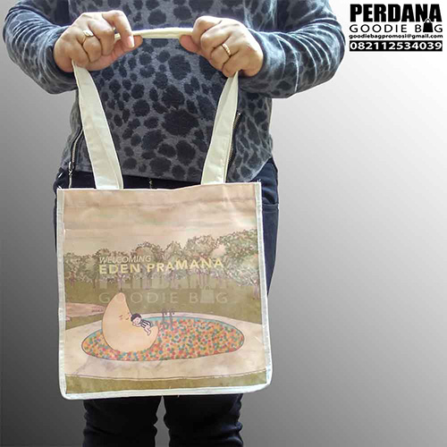 contoh tote bag blacu printing sunter Q3319 – Tas Kanvas – Tas blacu ...