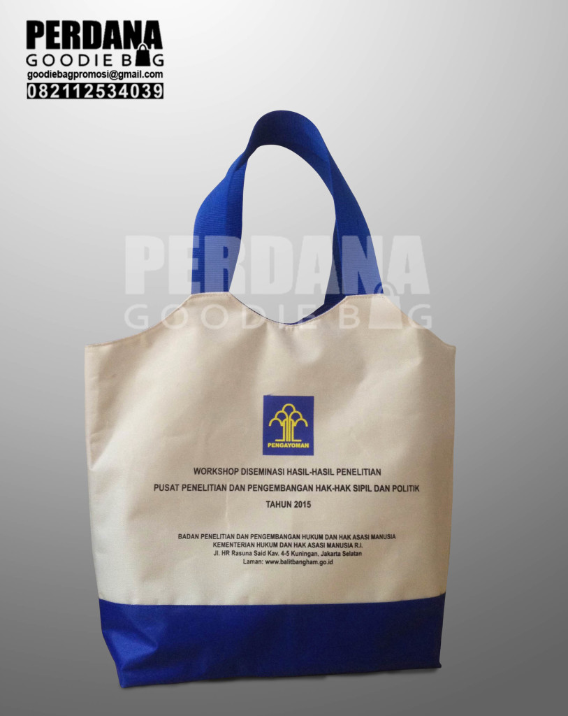 Harga Goody Bag Double Bahan Dinier Klien Jakarta Selatan – Tas Kanvas ...