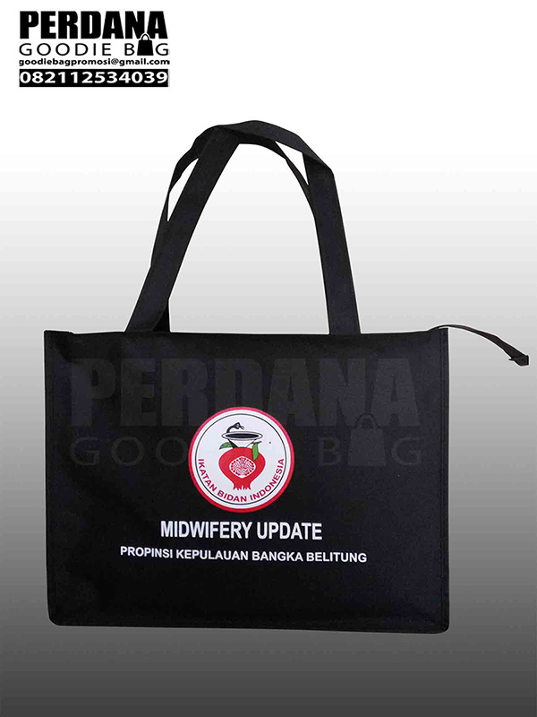 Tas Seminar Kit – Tas Kanvas – Tas blacu – Perdana goodiebag